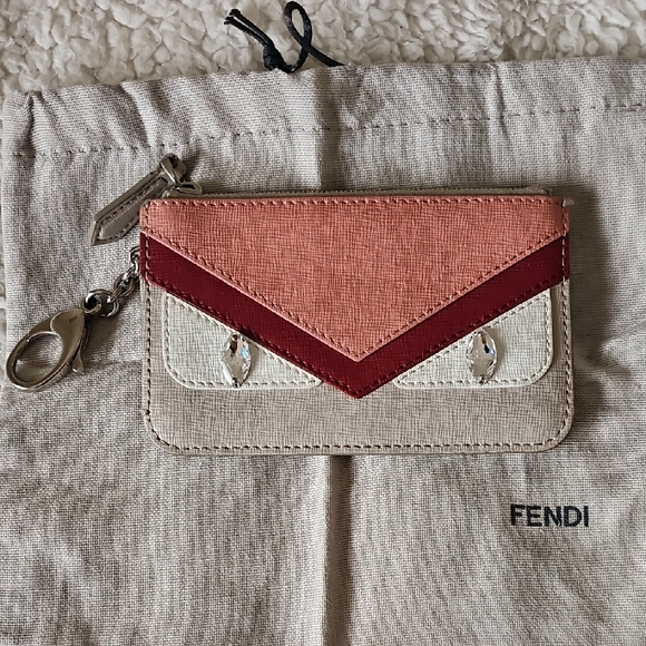 Fendi | Bags | Fendi Monster Eyes Keycard Holder | Poshmark